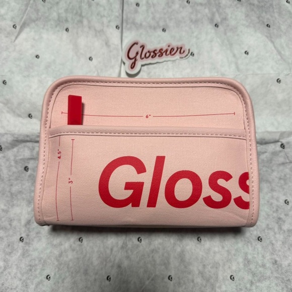 Glossier | Makeup | Glossier Philadelphia Mini Pink Beauty Bag Nwt ...